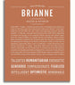 Brianne | Name Art Print – Name Stories