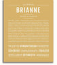 Brianne | Name Art Print – Name Stories