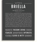 Briella | Name Art Print – Name Stories