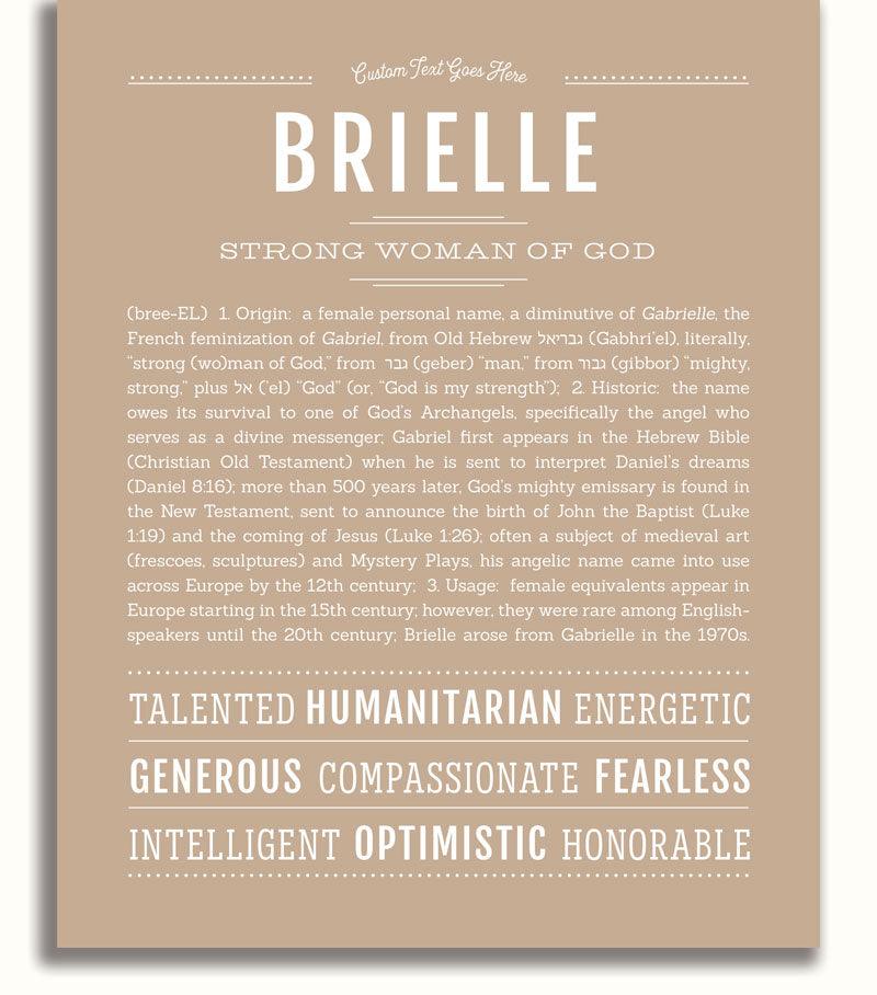 How to Spell Brielle: A Simple Guide