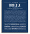 Brielle | Name Art Print – Name Stories