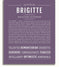 Brigitte | Name Art Print – Name Stories