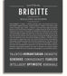 Brigitte | Name Art Print – Name Stories