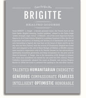 Brigitte | Name Art Print – Name Stories