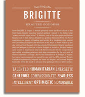 Brigitte | Name Art Print – Name Stories
