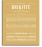 Brigitte | Name Art Print – Name Stories