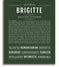 Brigitte | Name Art Print – Name Stories