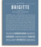 Brigitte | Name Art Print – Name Stories