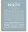 Brigitte | Name Art Print – Name Stories