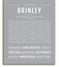 Brinley | Name Art Print – Name Stories