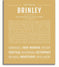 Brinley | Name Art Print – Name Stories