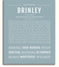 Brinley | Name Art Print – Name Stories
