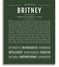 Britney | Name Art Print – Name Stories