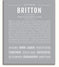 Britton | Name Art Print – Name Stories