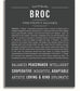 Broc | Name Art Print - Personalized Custom Gifts – Name Stories