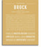 Brock Personalized Name Meaning Art Prints – Name Stories