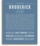 Broderick | Name Art Print – Name Stories