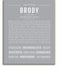 Brody | Name Art Print – Name Stories