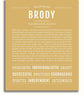 Brody | Name Art Print – Name Stories