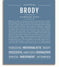 Brody | Name Art Print – Name Stories