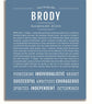 Brody | Name Art Print – Name Stories