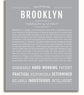 Brooklyn | Name Art Print – Name Stories