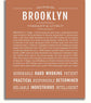 Brooklyn Personalized Name Meaning Art Prints – Name Stories