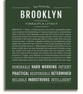 Brooklyn | Name Art Print – Name Stories
