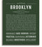 Brooklyn | Name Art Print – Name Stories