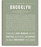Brooklyn | Name Art Print – Name Stories