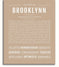 Brooklynn Personalized Name Meaning Art Prints – Name Stories