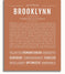 Brooklynn Personalized Name Meaning Art Prints – Name Stories