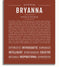 Bryanna | Name Art Print – Name Stories