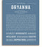 Bryanna | Name Art Print – Name Stories
