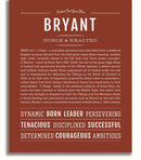 Bryant | Name Art Print – Name Stories
