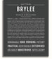 Brylee | Name Art Print – Name Stories