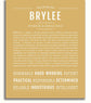 Brylee | Name Art Print – Name Stories