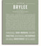 Brylee | Name Art Print – Name Stories