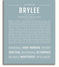 Brylee | Name Art Print – Name Stories