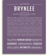 Brynlee | Name Art Print – Name Stories
