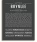 Brynlee | Name Art Print – Name Stories