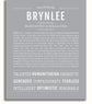 Brynlee | Name Art Print – Name Stories