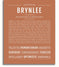 Brynlee | Name Art Print – Name Stories