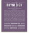 Brynleigh | Name Art Print – Name Stories