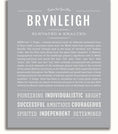 Brynleigh | Name Art Print – Name Stories