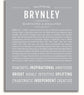 Brynley | Name Art Print – Name Stories