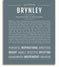 Brynley | Name Art Print – Name Stories
