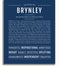 Brynley | Name Art Print – Name Stories