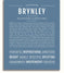Brynley | Name Art Print – Name Stories