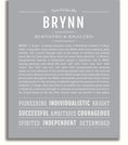Brynn | Name Art Print – Name Stories